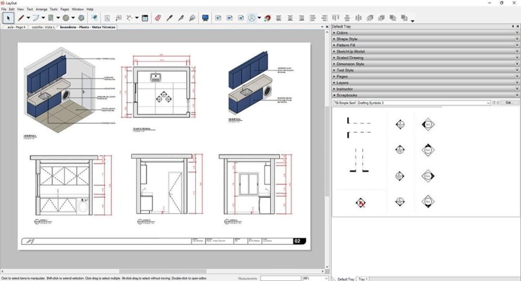 Curso Layout para Sketchup Modelagem de Sketchup Desenhos Técnicos