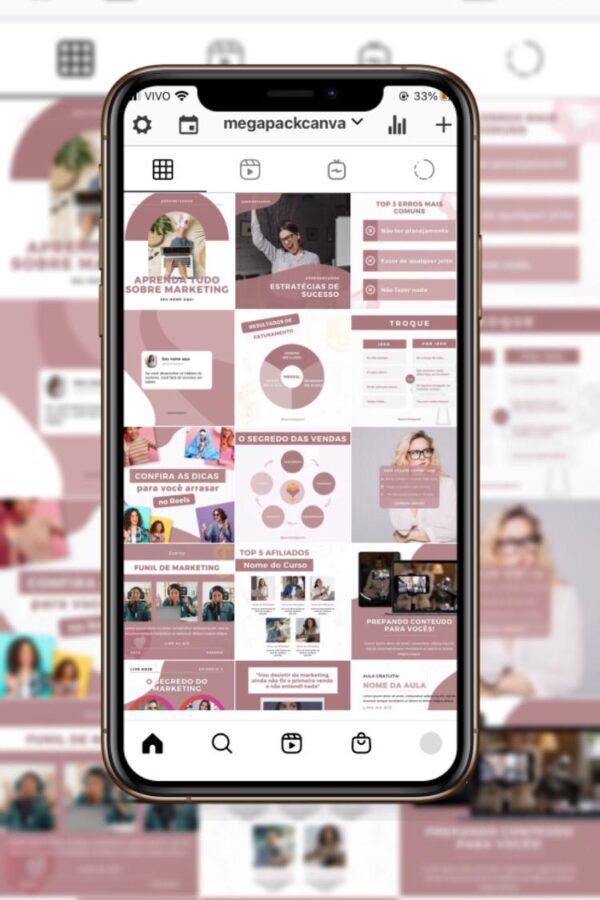 Mega Pack Canva +3000 Modelos de Posts Profissionais para Redes Sociais